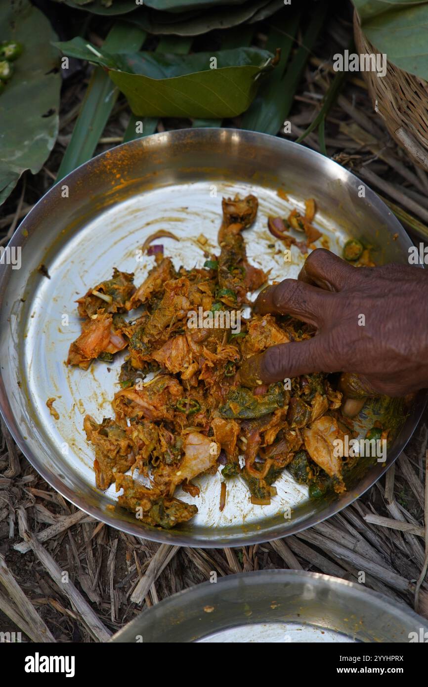 Santiniketan, Birbhum, India - December 8, 2024: The Santal community ...