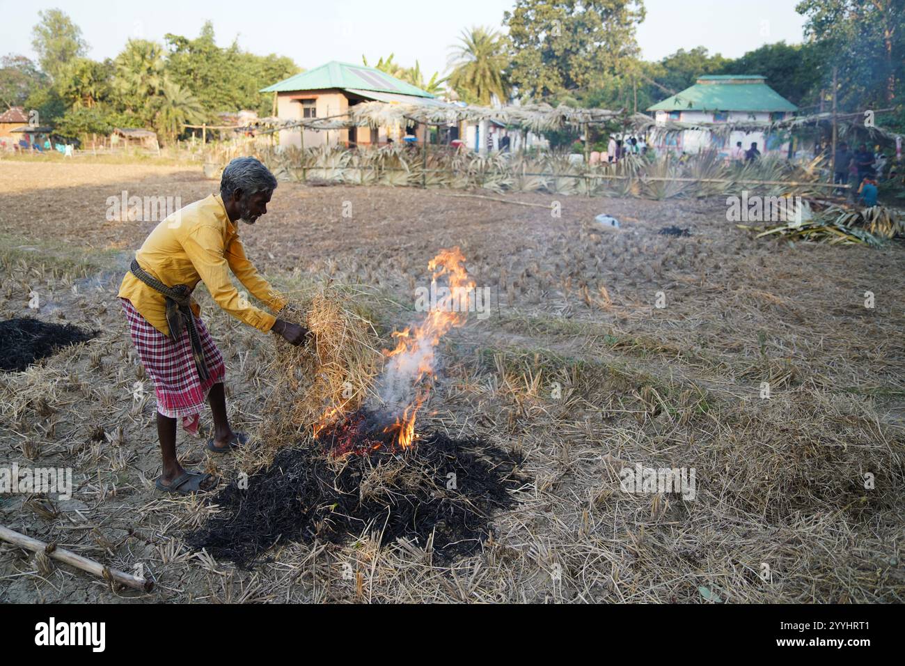 Santiniketan, Birbhum, India - December 8, 2024: The Santal community ...