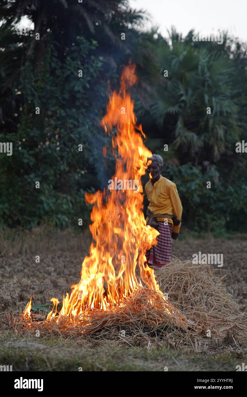 Santiniketan, Birbhum, India - December 8, 2024: The Santal community ...