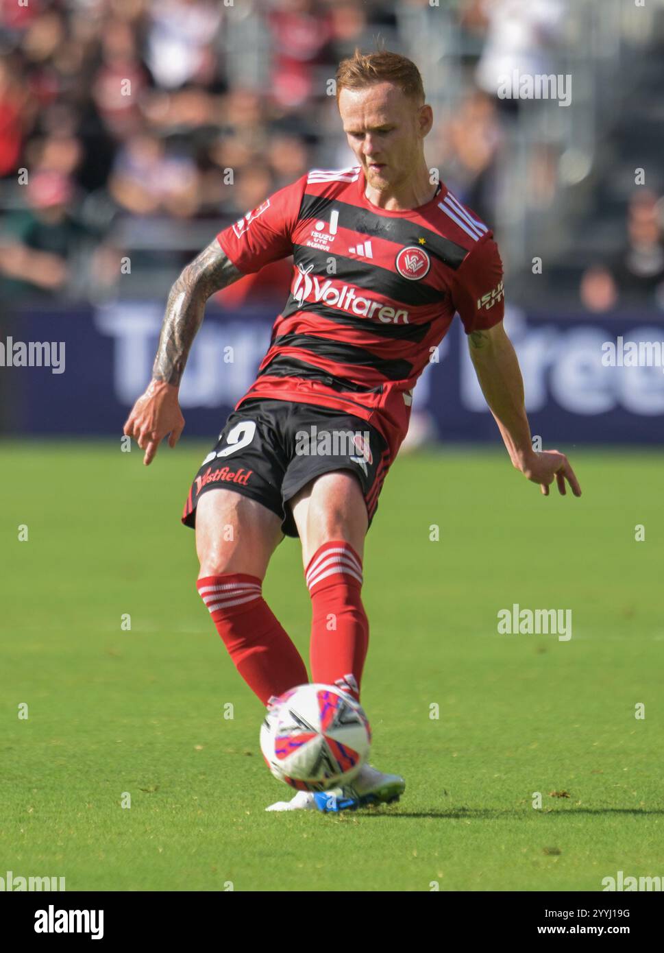 Jack Clisby of Western Sydney Wanderers seen in action during the 2024 ...