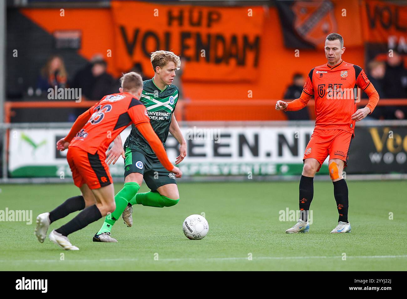 VOLENDAM - 22-12-2024, KRAS Stadium. Keukenkampioen divisie, season ...