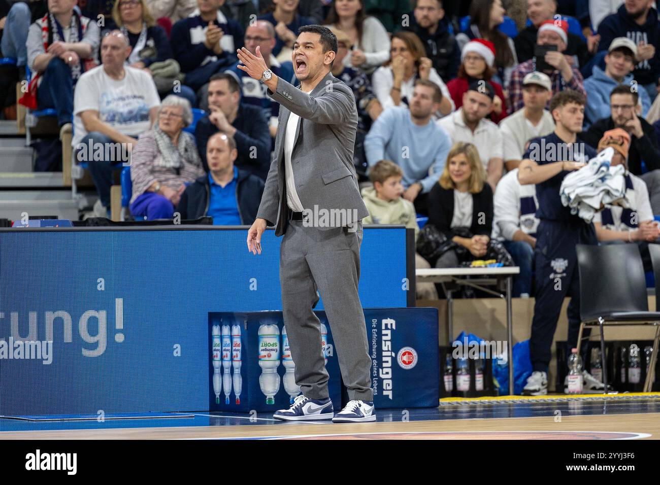Danny Jansson (MLP Academics Heidelberg, Head Coach), Emotionen, Schrei ...