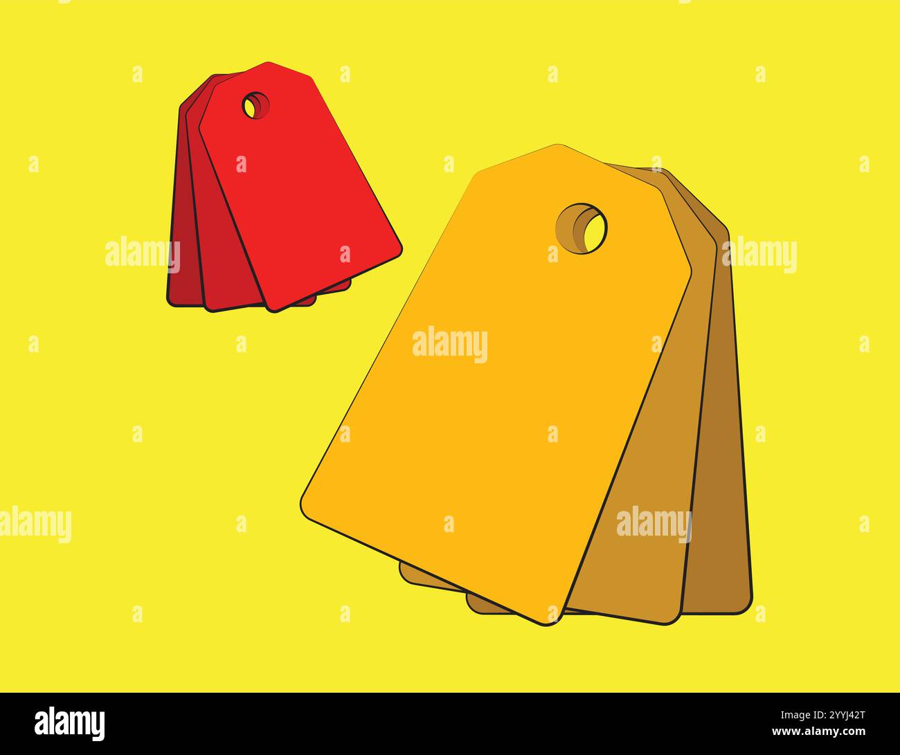 Price sticker red blank hi-res stock photography and images - Alamy