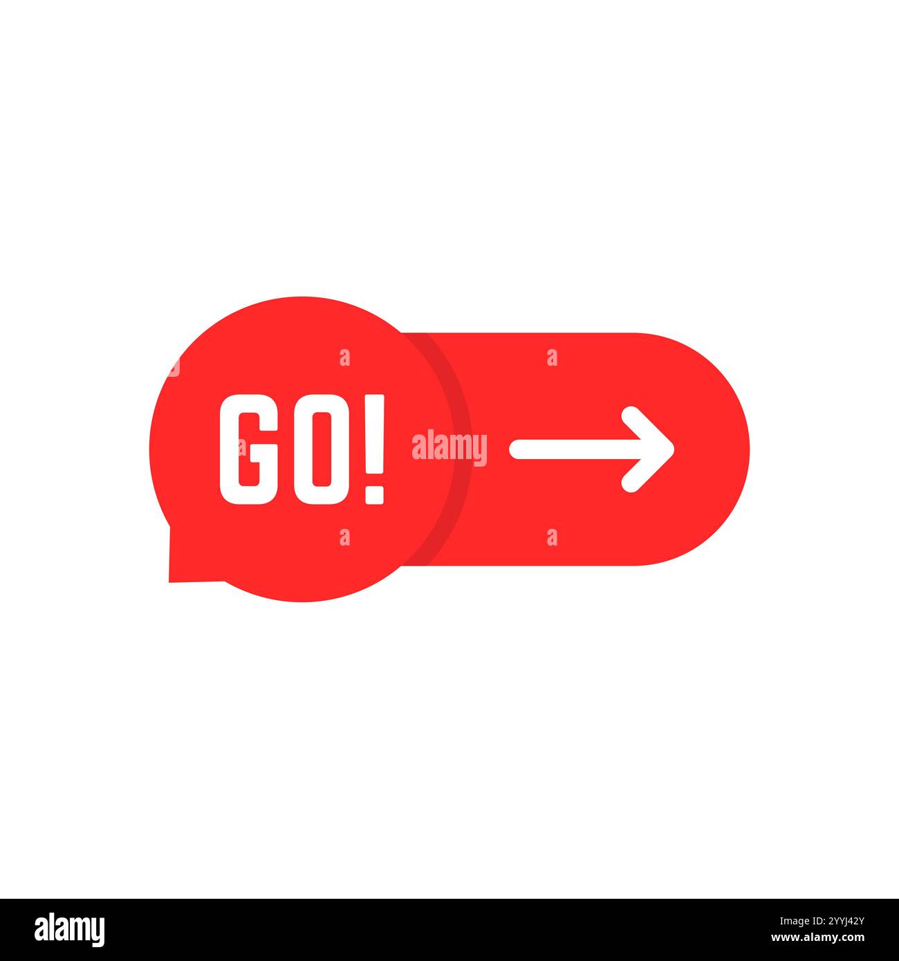red go bubble with arrow symbol Stock Vector Image & Art - Alamy
