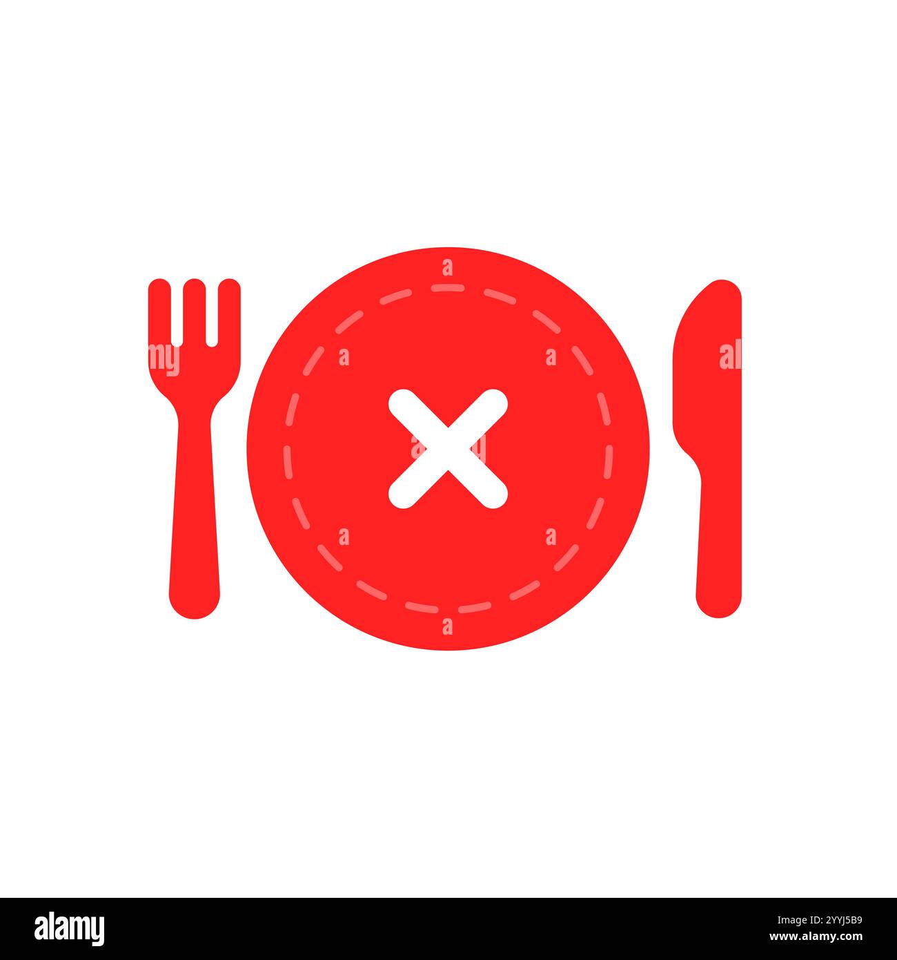 red unhealthy food icon like overeating Stock Vector Image & Art - Alamy