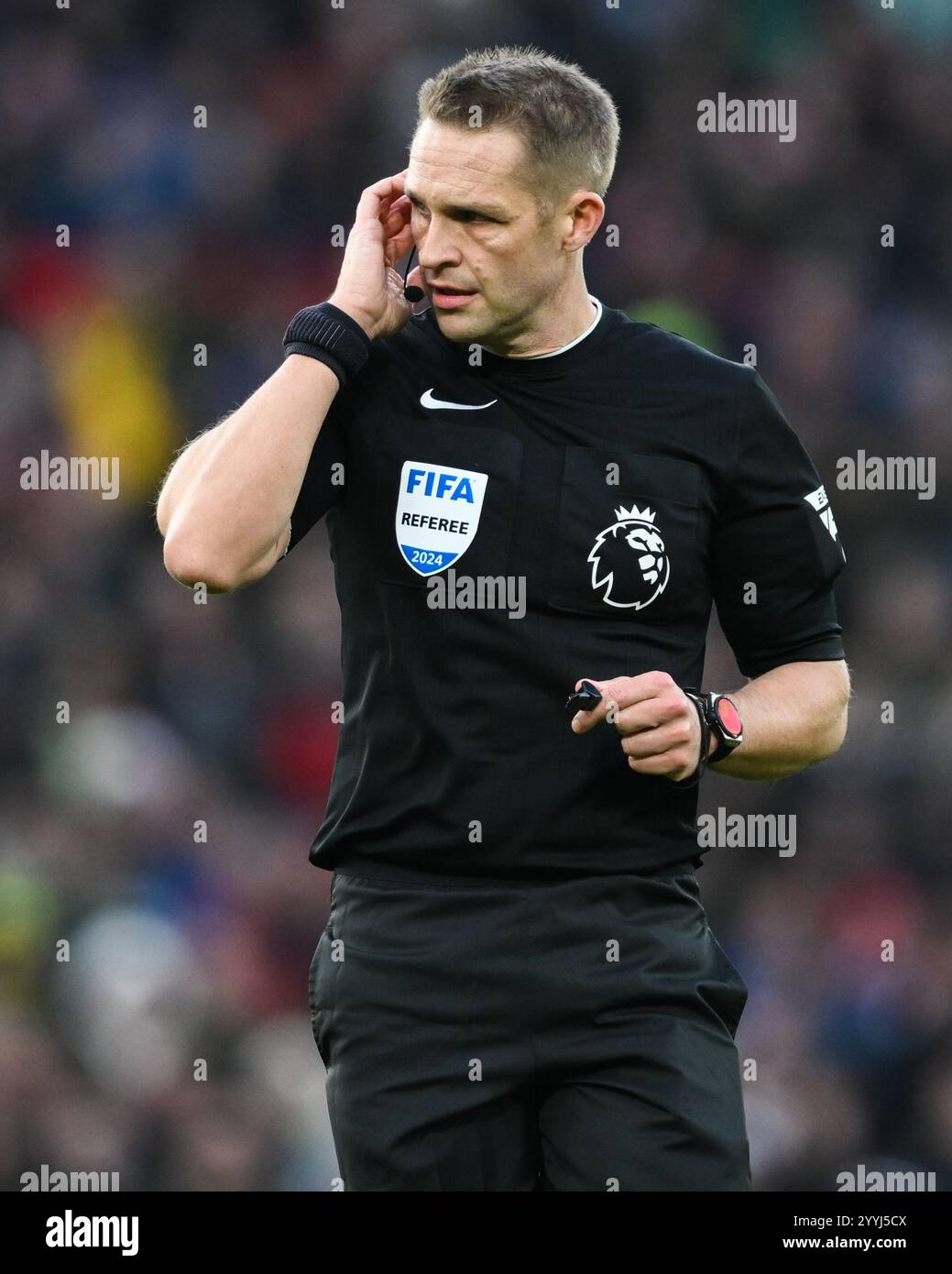 Referee Craig Pawson during the Premier League match Manchester United ...