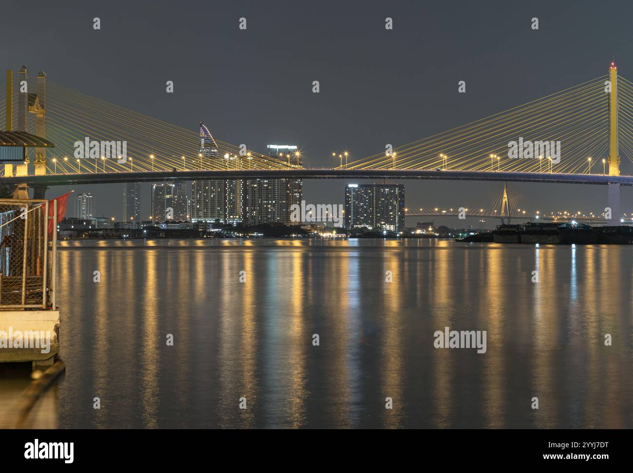 Bangkok, Thailand 21 Dec,2024 - Night view after sunset of ...