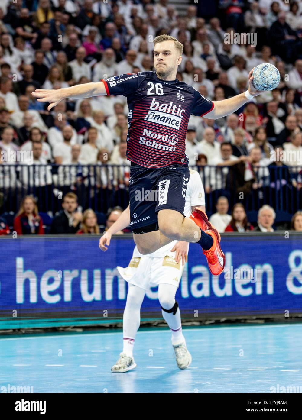 Hamburg, Germany. 22nd Dec, 2024. Handball, Bundesliga, HSV Hamburg - SG Flensburg-Handewitt ...