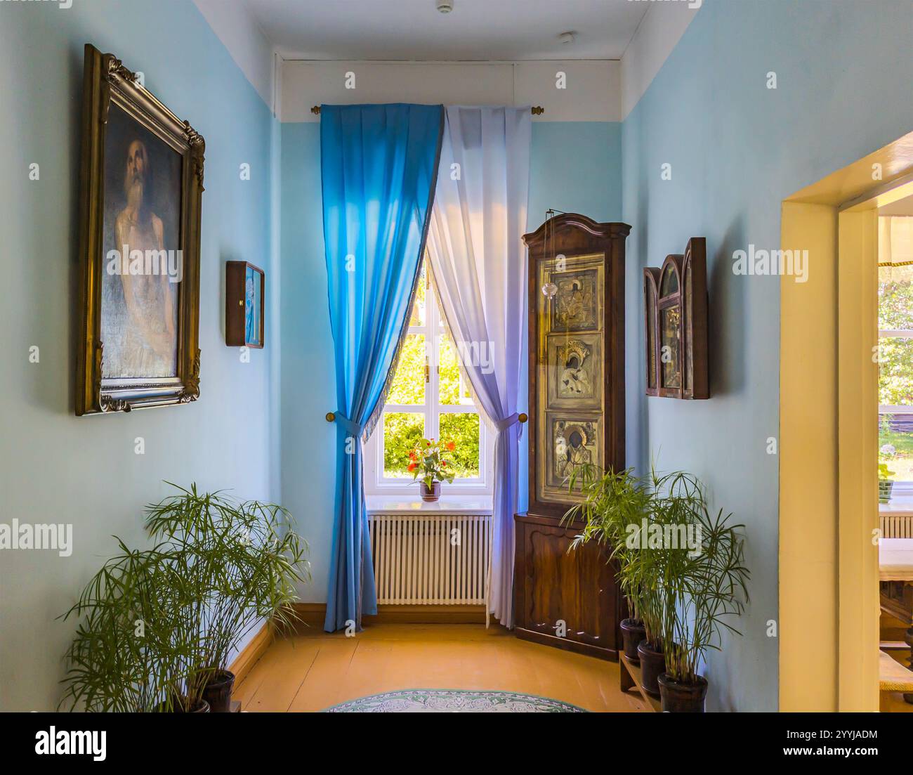 Voronezh, Russia - Juny 17, 2024: Iconographic in the manor house, the ...