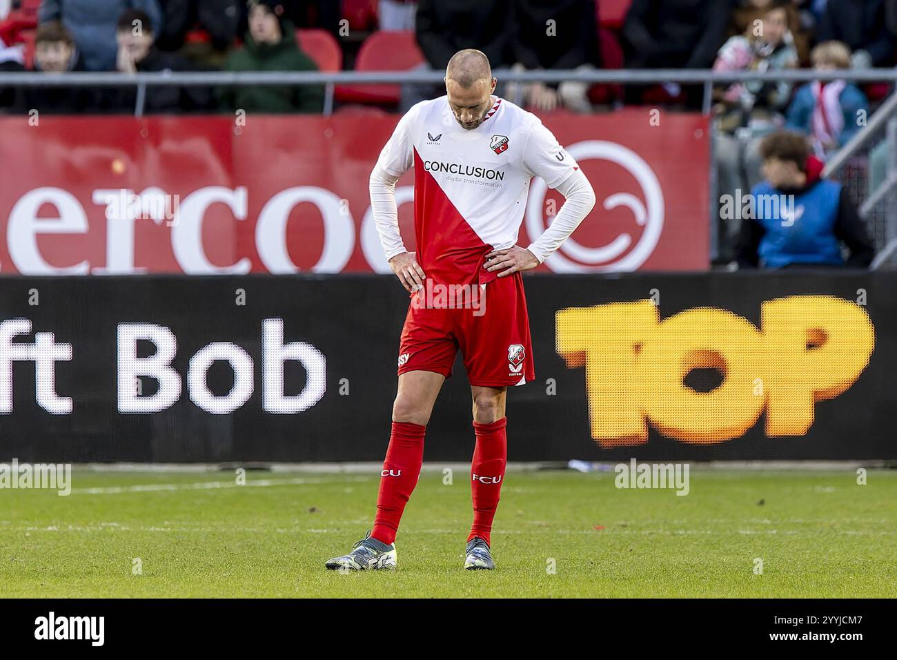 Utrecht, Netherlands. 22nd Dec, 2024. UTRECHT, 22-12-2024, Stadion Galgenwaard, Stadium of FC ...