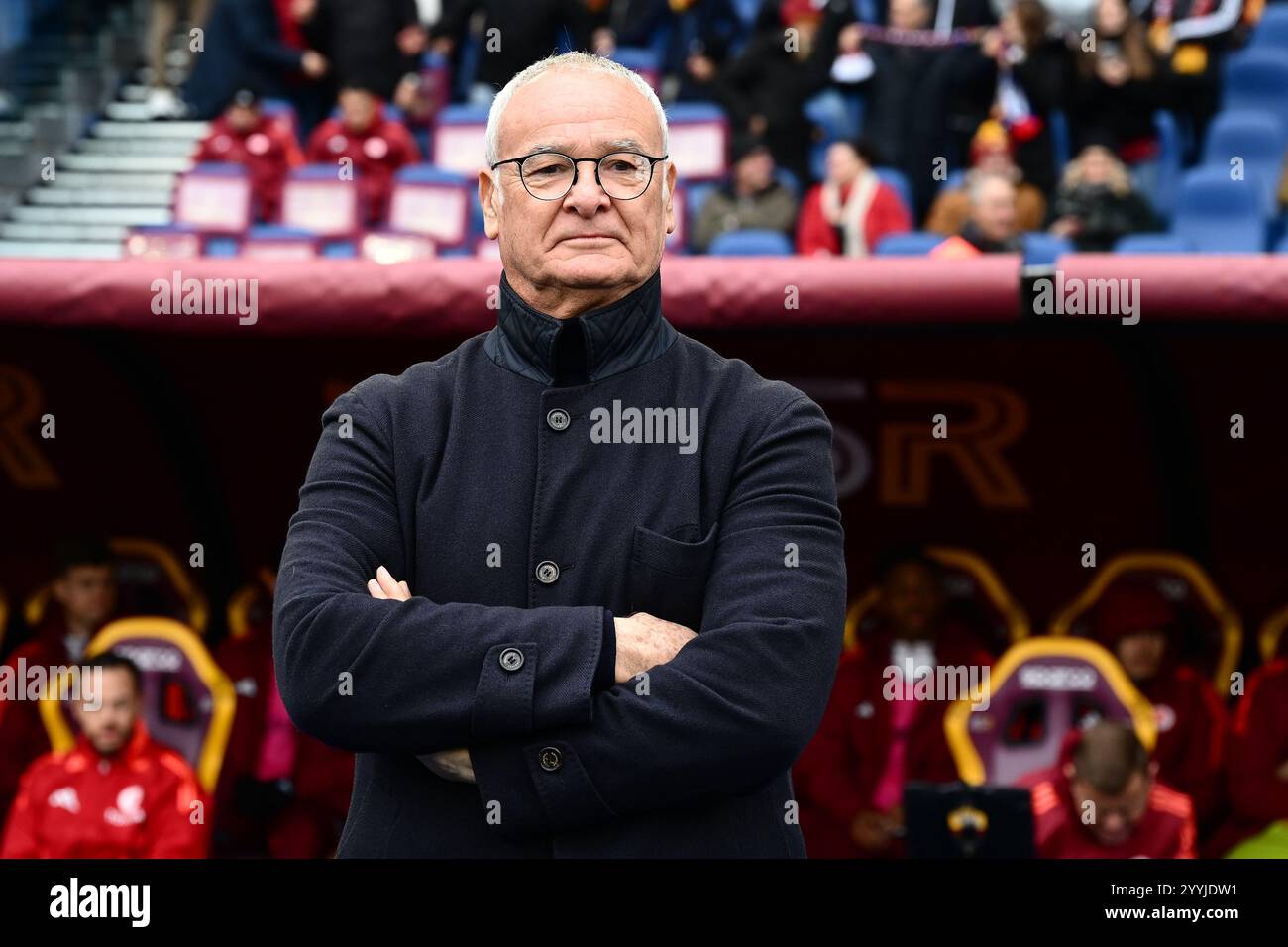 Claudio Ranieri coach of A.S. Roma during the 17th day of the Serie A ...