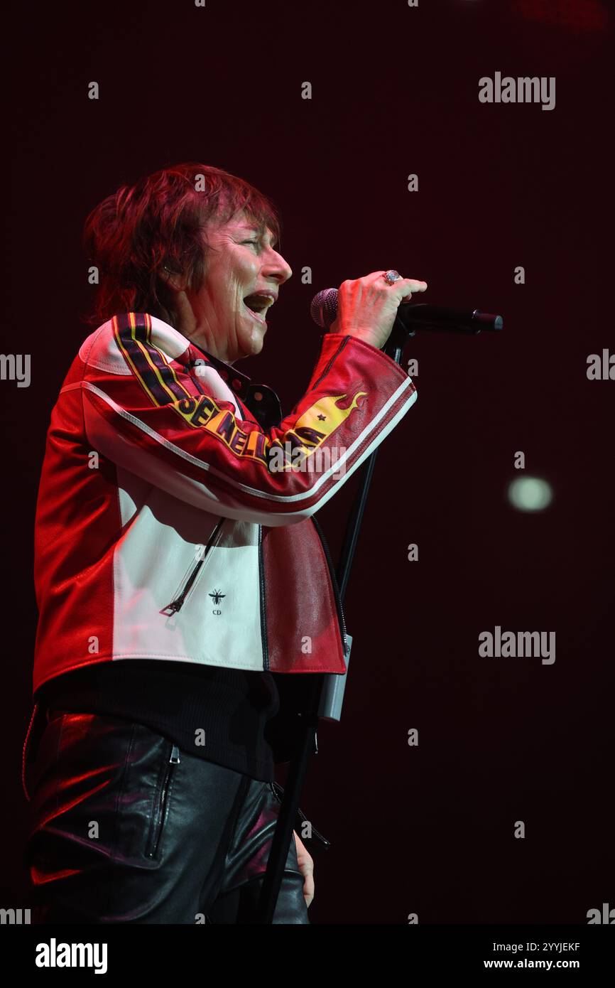 Rome, Italy. 21st Dec, 2024. Italian singer Gianna Nannini performing ...