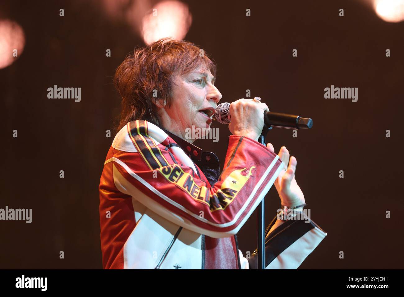 Rome, Italy. 21st Dec, 2024. Italian singer Gianna Nannini performing ...