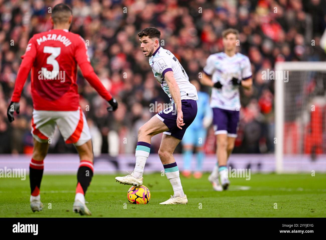 Manchester, UK. 22nd Dec, 2024. MANCHESTER, ENGLAND - DECEMBER 22: Ryan ...
