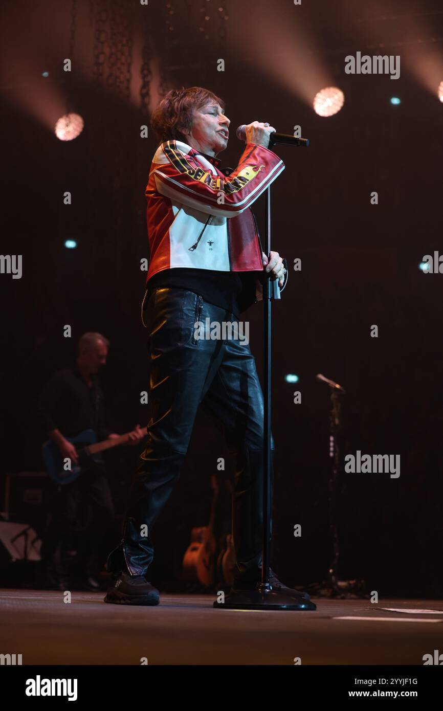 Rome, Italy. 21st Dec, 2024. Italian singer Gianna Nannini performing ...
