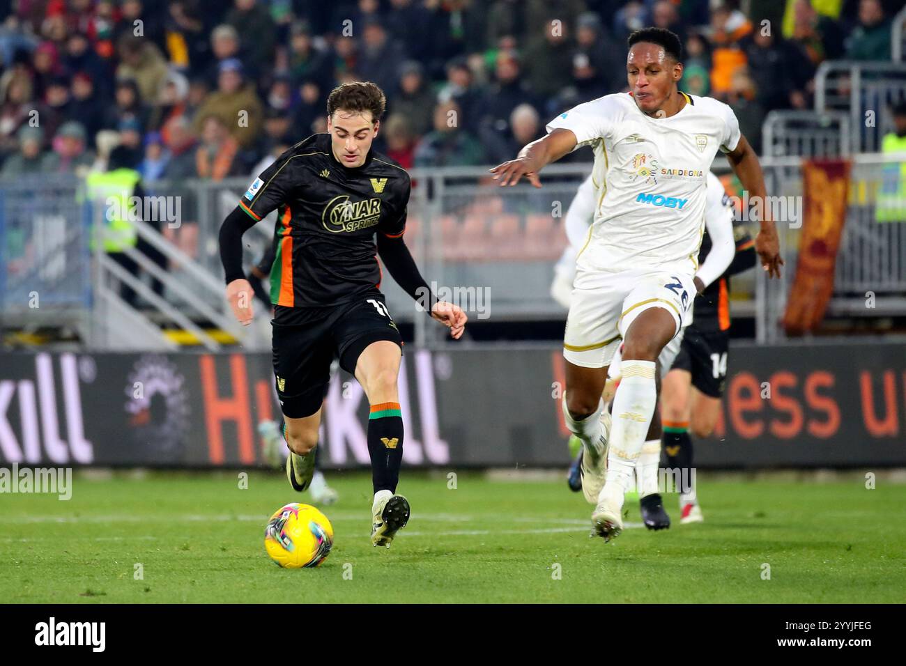 Venezia, Italia. 22nd Dec, 2024. Venezia's Gaetano OristanioCagliari's ...