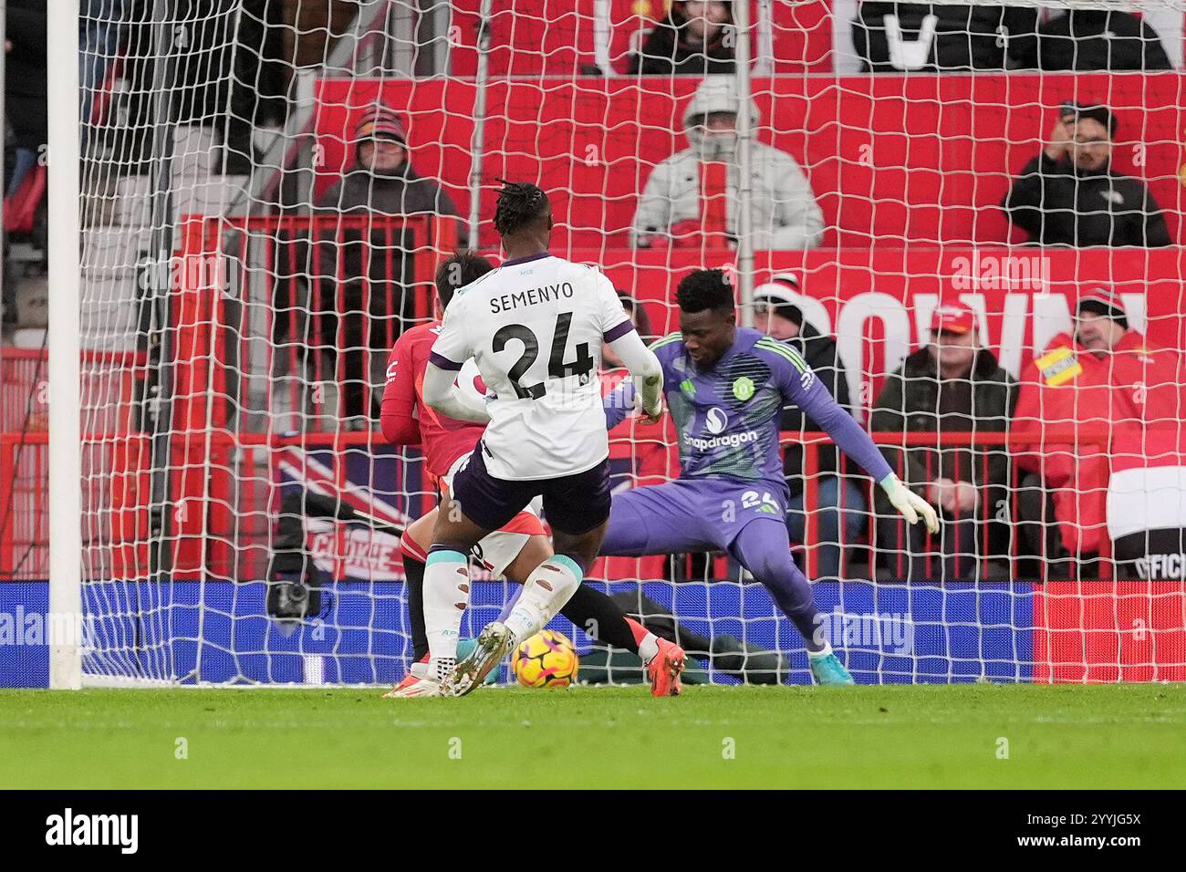Bournemouth's Antoine Semenyo scores their side's third goal of the ...