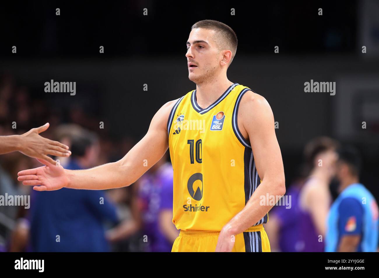 Jubel bei Tim Schneider (Alba Berlin, #10) , GER, BG Goettingen - Alba ...