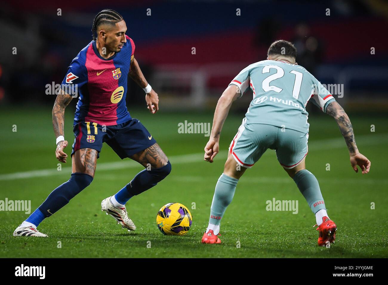 Raphael DIAS BELLOLI (Raphinha) of Barcelona during the Spanish ...