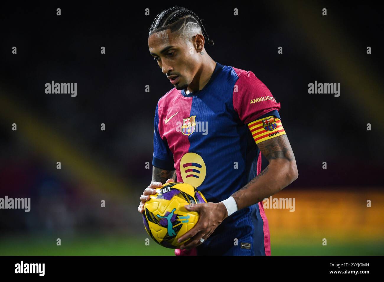 Raphael DIAS BELLOLI (Raphinha) of Barcelona during the Spanish ...