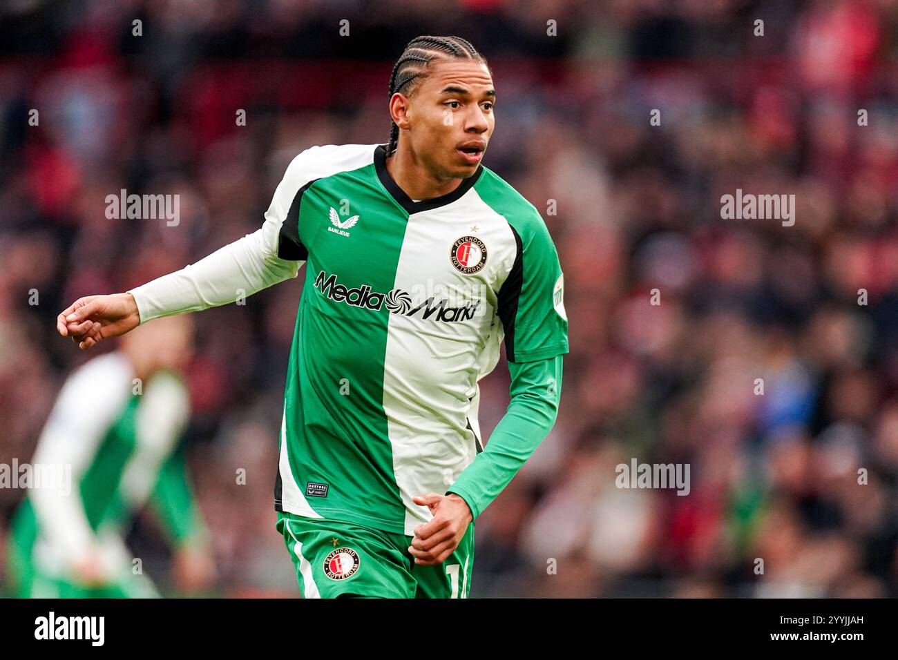 EINDHOVEN, NETHERLANDS - DECEMBER 22: Calvin Stengs of Feyenoord looks ...