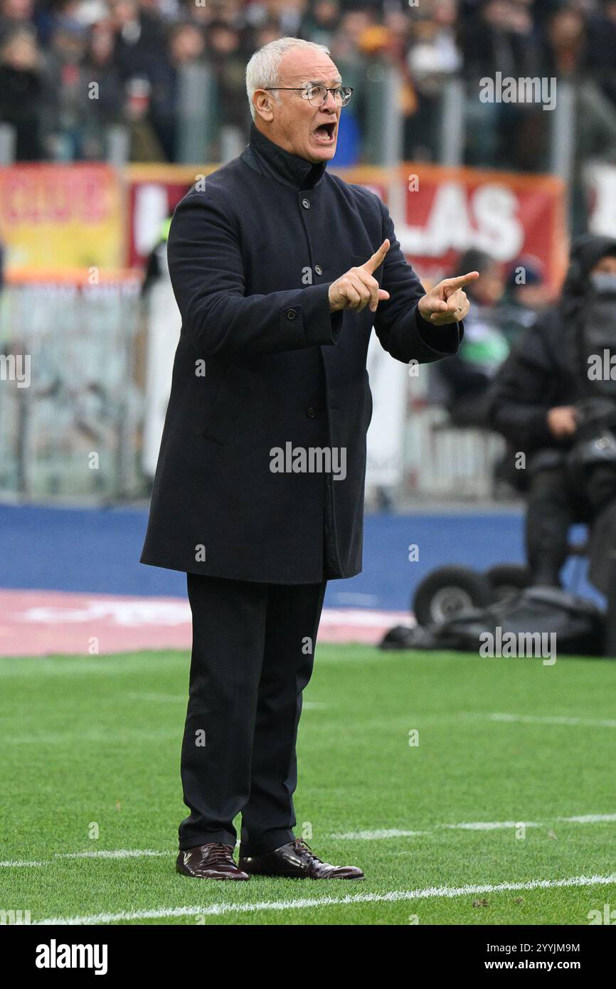 Olimpico Stadium, Rome, Italy - Claudio Ranieri head coach of AS Roma ...