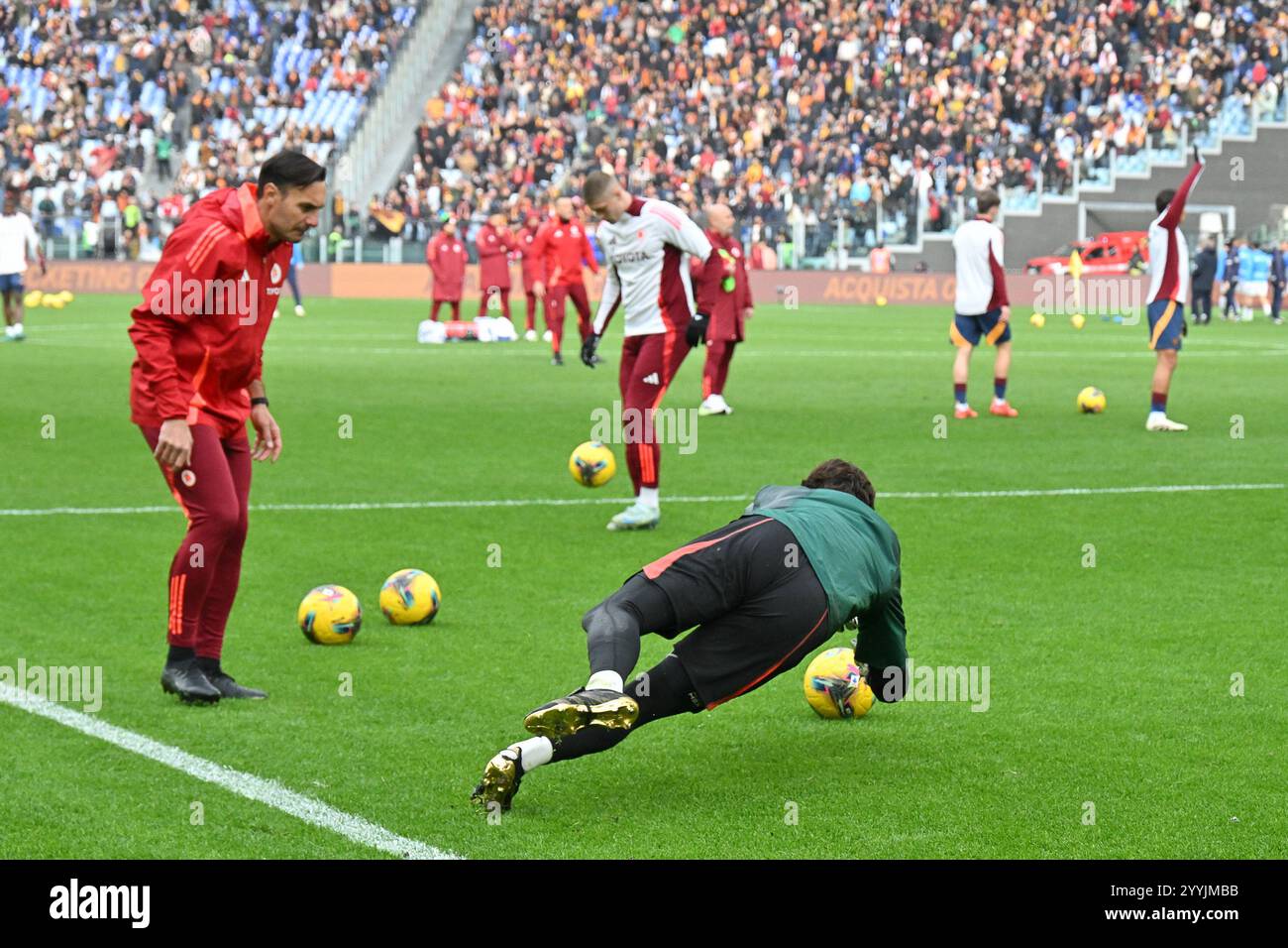 Olimpico Stadium, Rome, Italy - Mile Svilar of AS Roma during Serie A ...