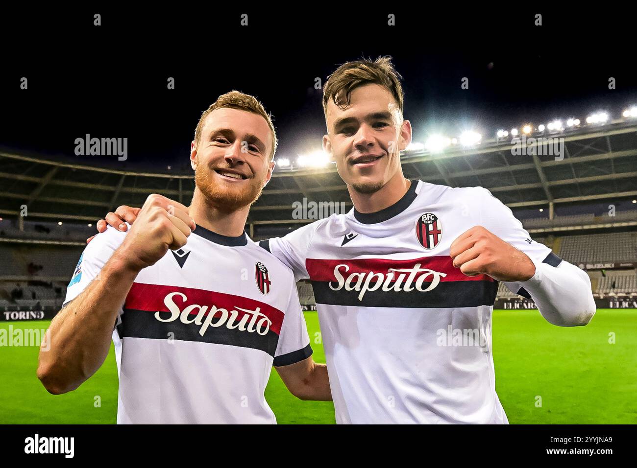 Tommaso Pobega (Bologna) Thijs Dallinga (Bologna) during the Italian ...