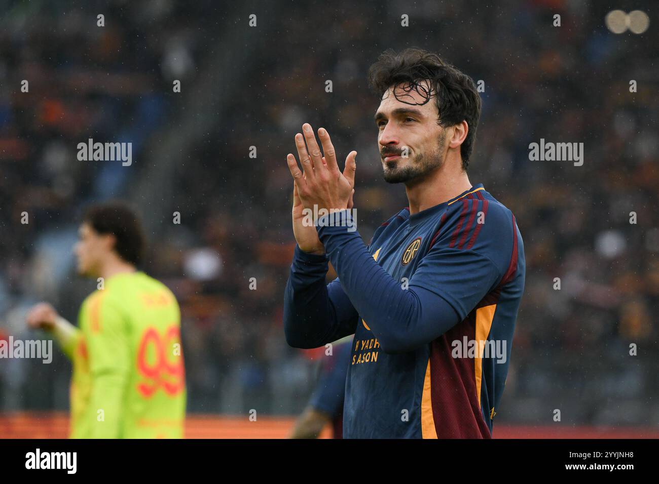 Olimpico Stadium, Rome, Italy - Mats Hummels of AS Roma thanking the ...