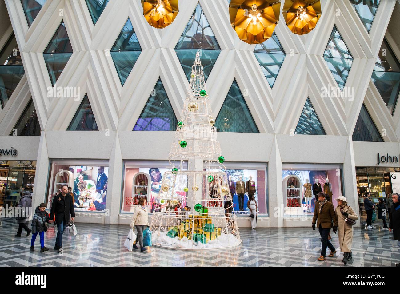 Victoria Shopping Centre, Leeds, UK.Leeds City Centre during the ...