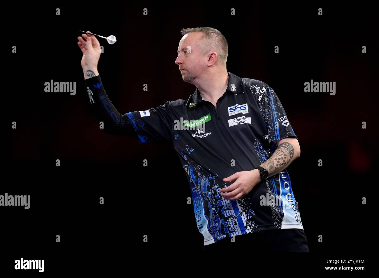 Ritchie Edhouse during his match against Ian White on day eight of the ...