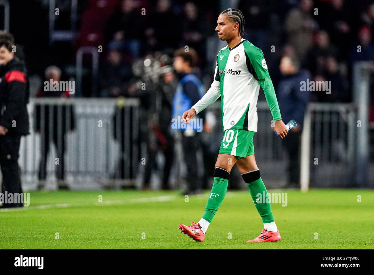 EINDHOVEN, NETHERLANDS - DECEMBER 22: Calvin Stengs of Feyenoord looks ...