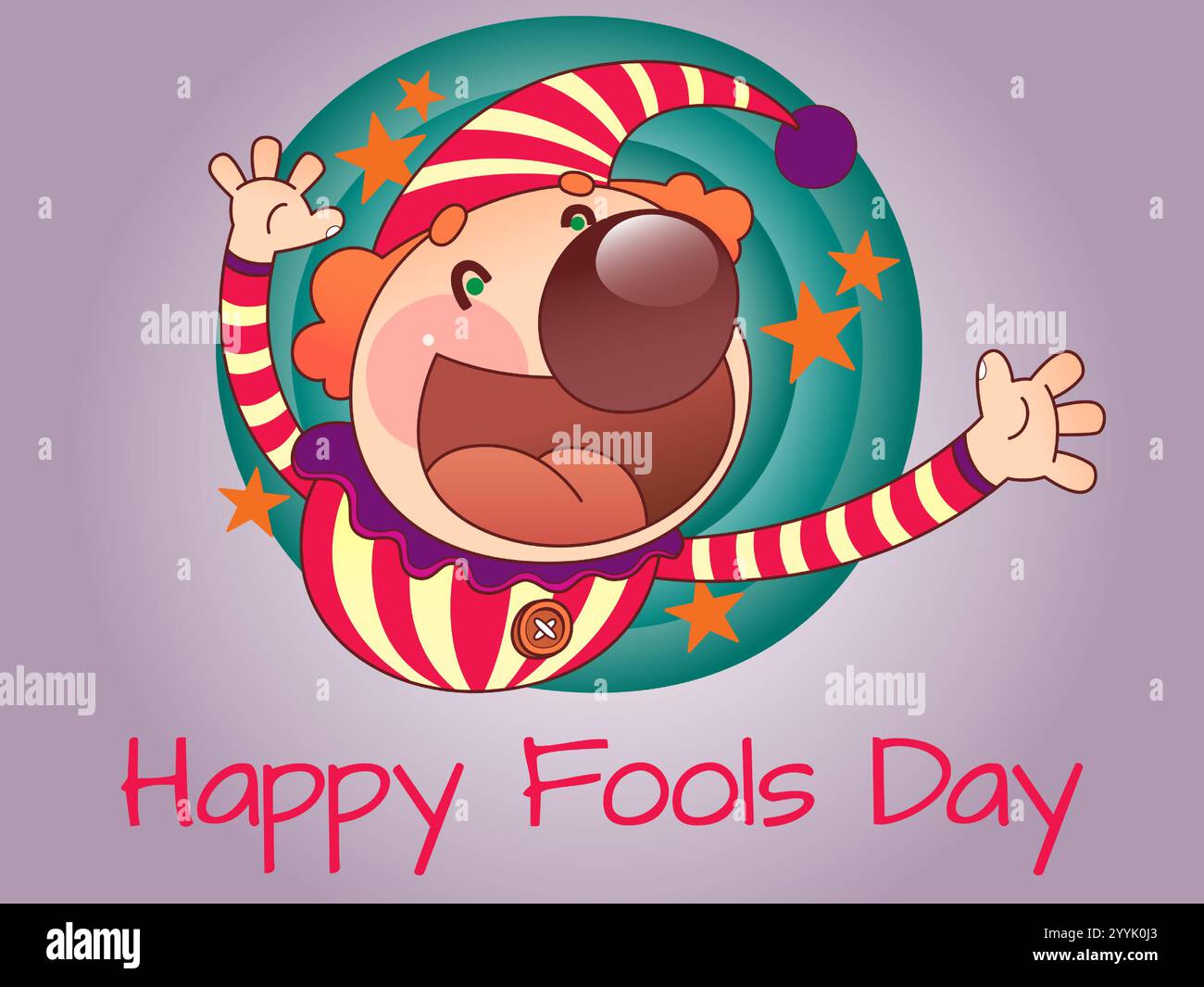 Clown face comic cartoon hi-res stock photography and images - Alamy