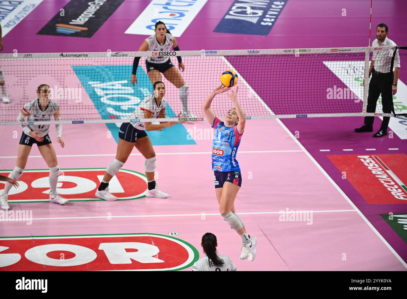 Novara, Italy. 22nd Dec, 2024. Francesca Bosio (Igor Gorgonzola Novara ...