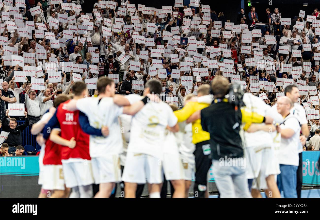 22 December 2024, Hamburg: Handball: Bundesliga, HSV Hamburg - SG ...