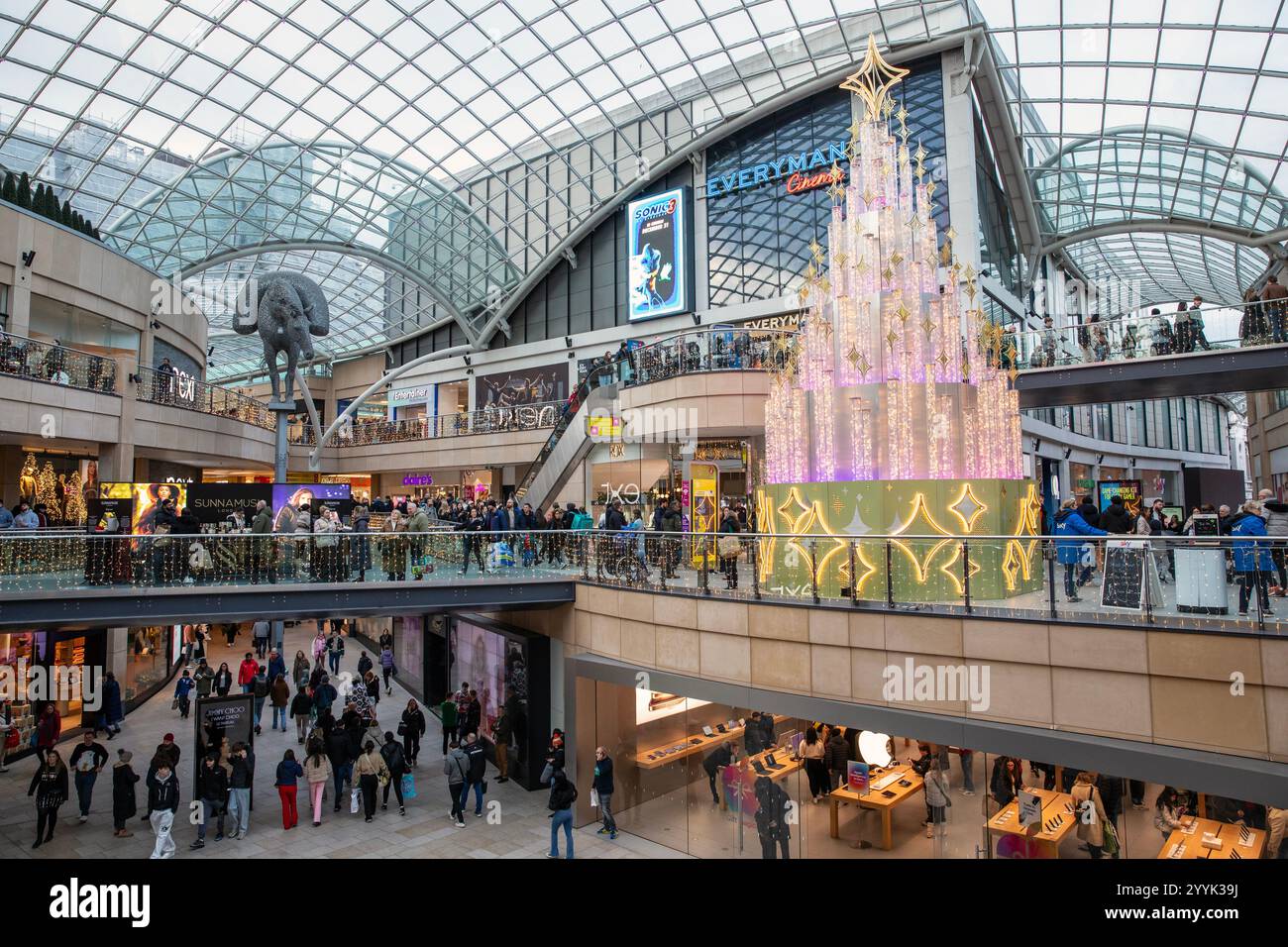 Trinity Shopping Centre, Leeds, UK. Leeds City Centre during the ...