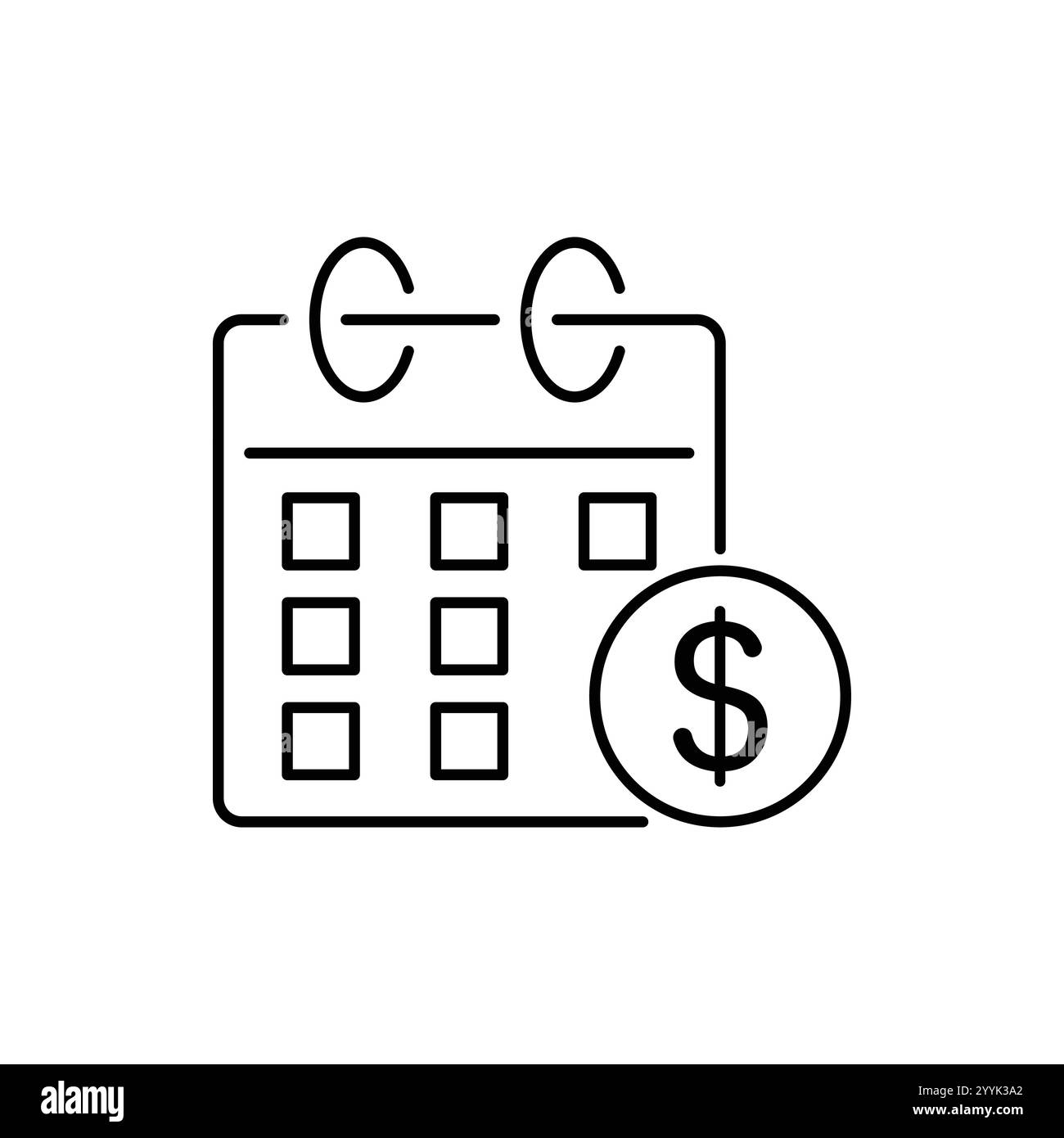 Agenda outline vector icon Stock Vector Images - Alamy