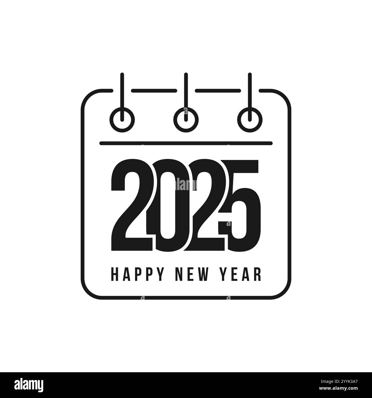 Calendar planner 2025 vector Cut Out Stock Images & Pictures - Alamy