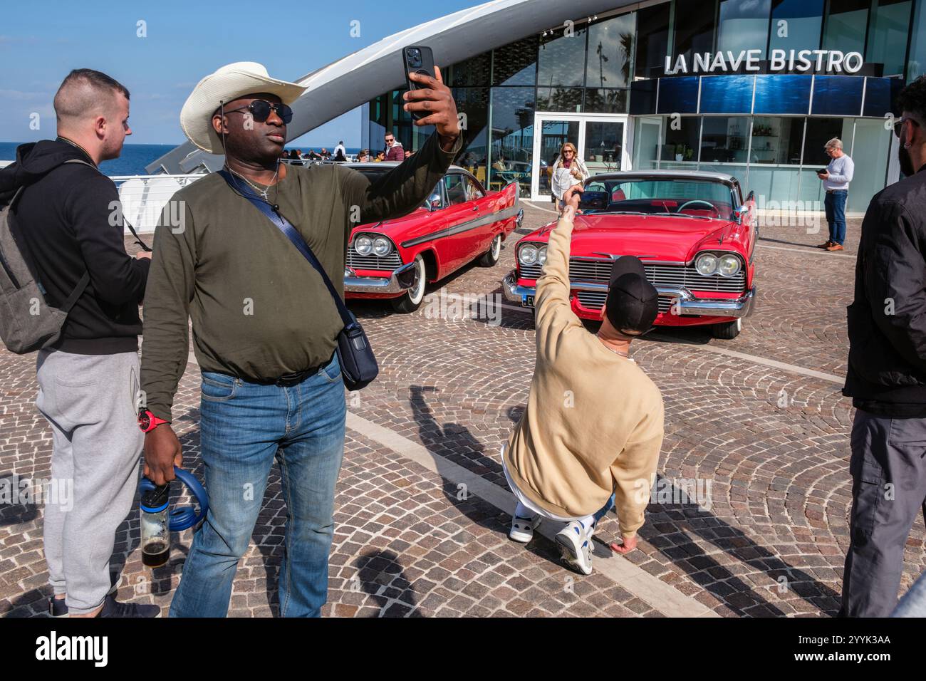 Taking a selfie with a 1958 Plymouth Fury at an American Car Club of ...