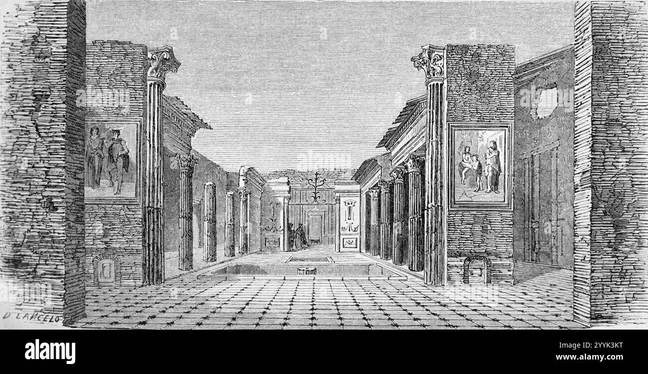 House dioscuri pompeii hi-res stock photography and images - Alamy