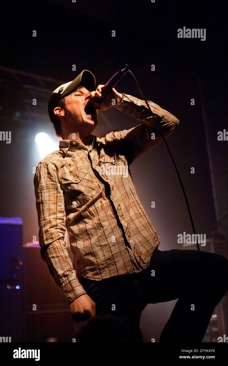 Rock band Funeral for Friend in concert at Wolverhampton Wulfrun Hall ...