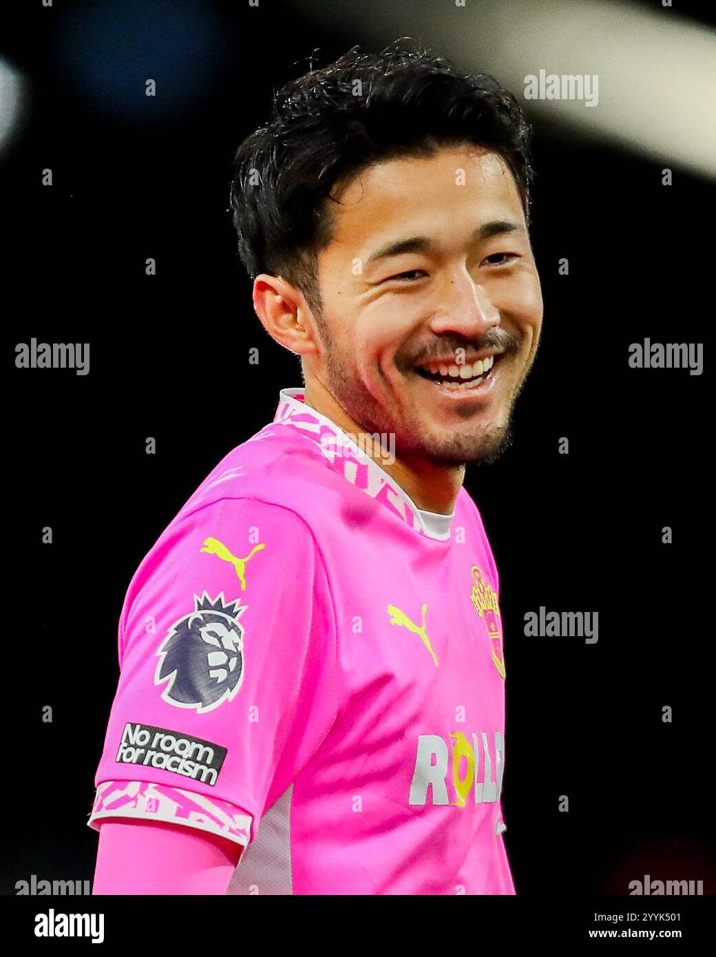 Yukinari Sugawara of Southampton reacts after the teams draw following ...