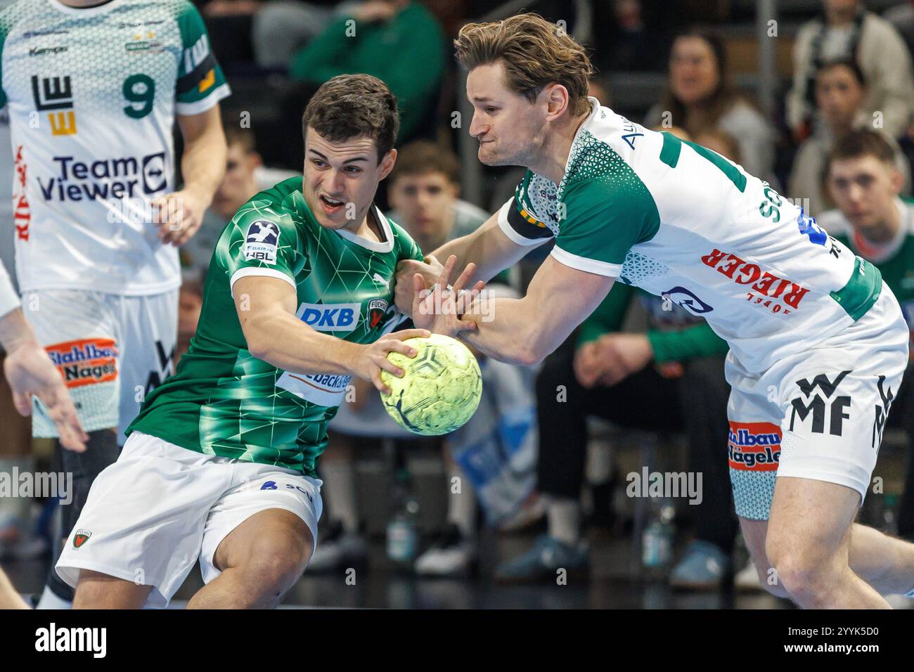22 December 2024, Berlin: Handball: Bundesliga, Füchse Berlin - Frisch Auf Göppingen, Matchday ...