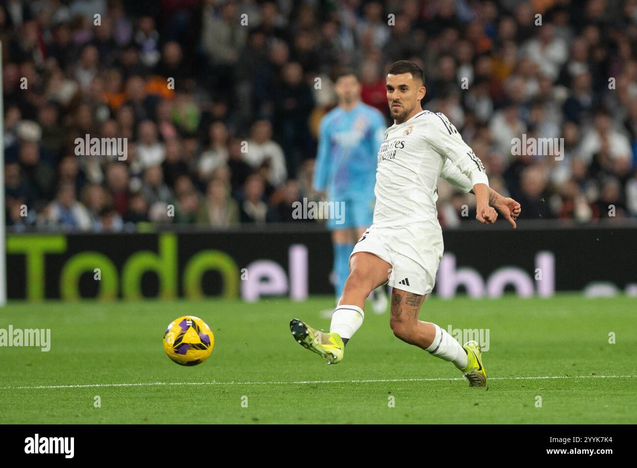 Spanish La Liga EA Sports soccer match Real Madrid vs Sevilla at ...