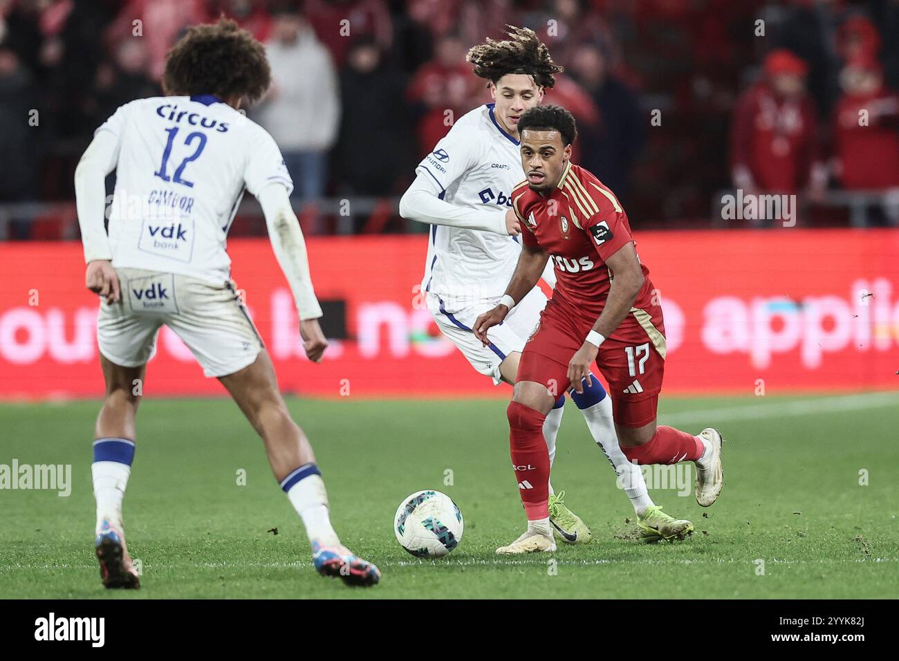 Standard's Ilay Camara pictured in action during a soccer game between ...