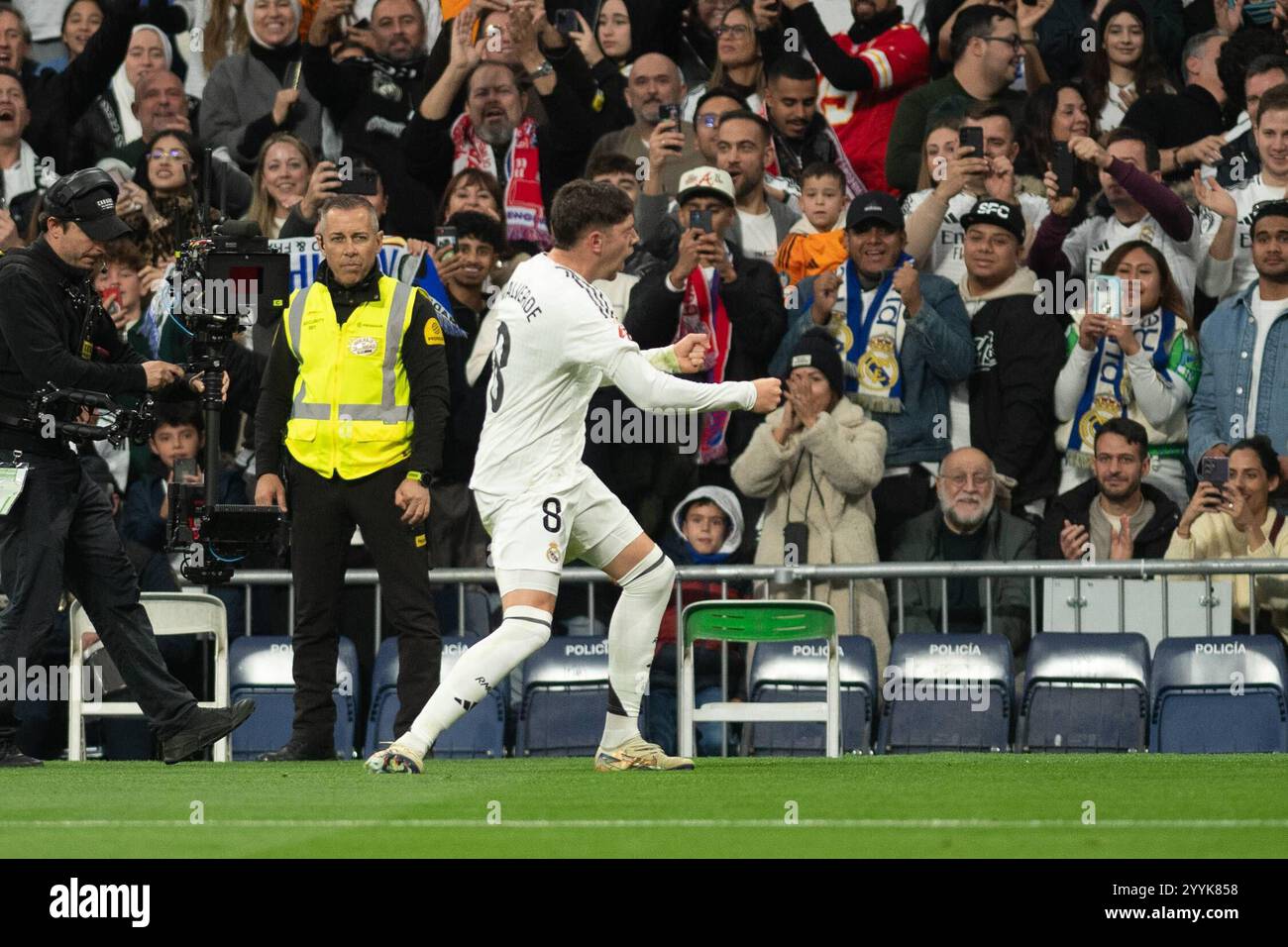 Spanish La Liga EA Sports soccer match Real Madrid vs Sevilla at ...