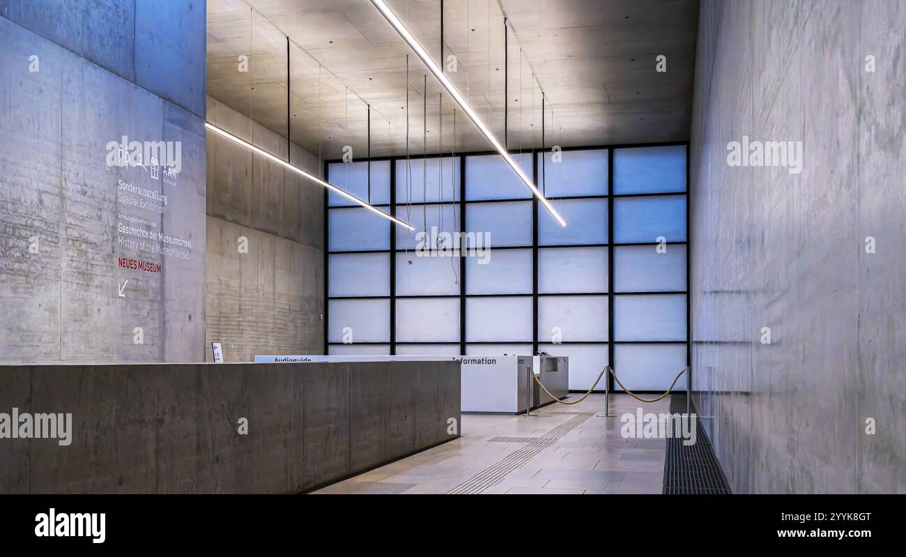 Interior view, James Simon Gallery with access to the Neues Museum ...