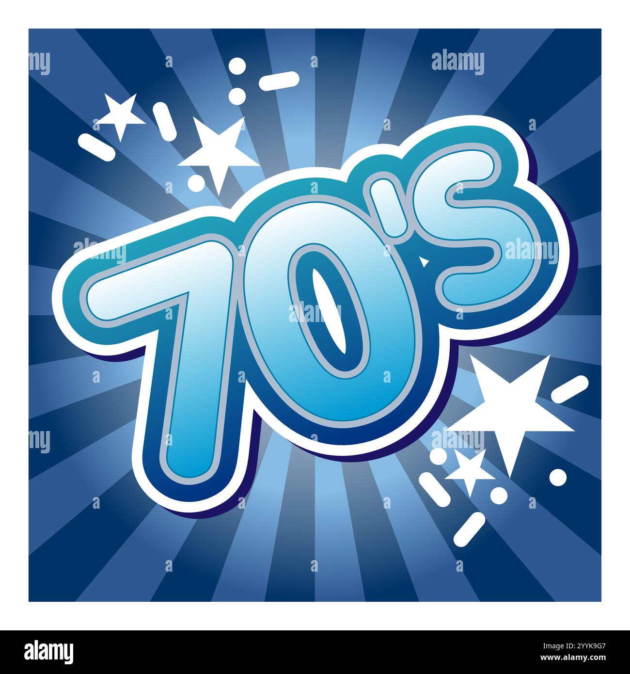 Seventies pictogram on a disc cover Stock Vector Image & Art - Alamy