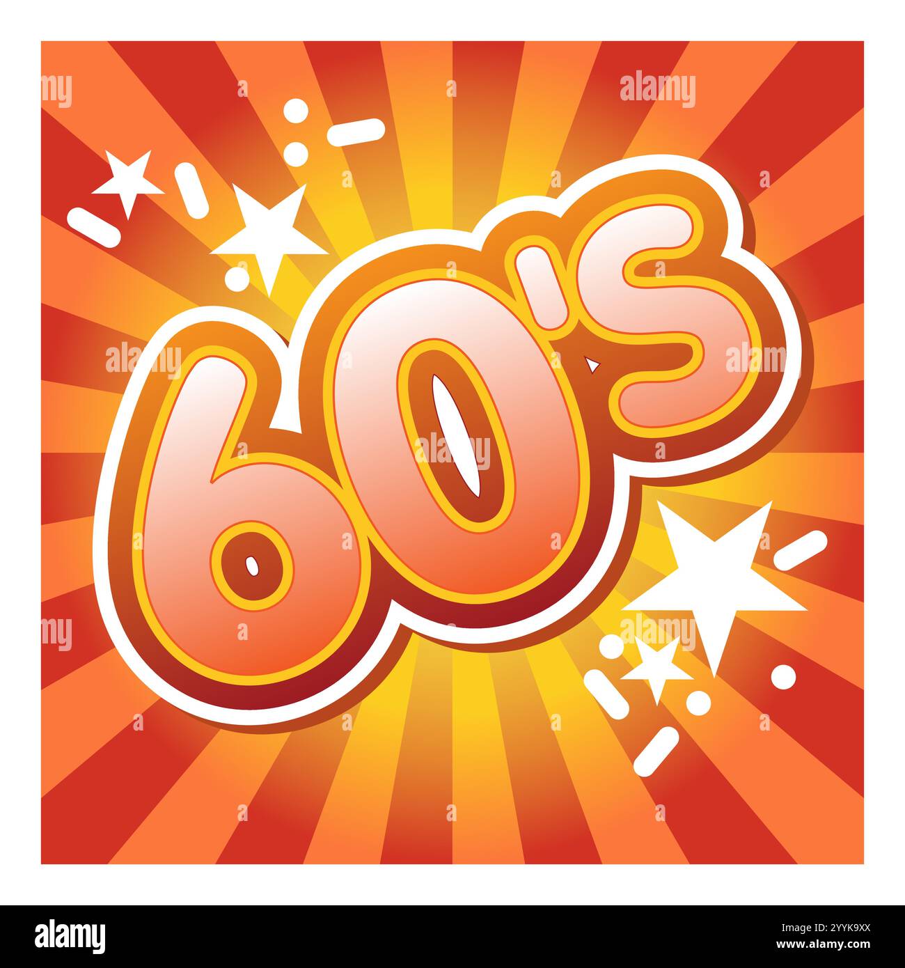 Sixties vectors hi-res stock photography and images - Alamy