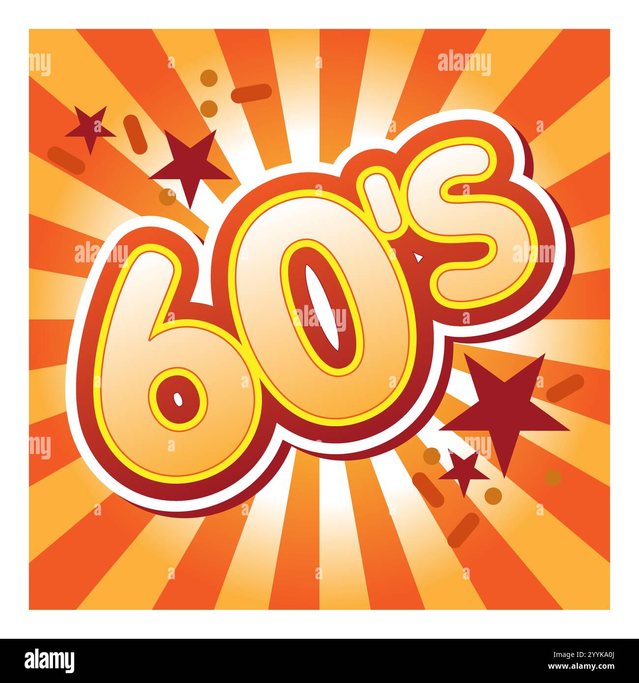 Sixties pictogram on a disc cover Stock Vector Image & Art - Alamy